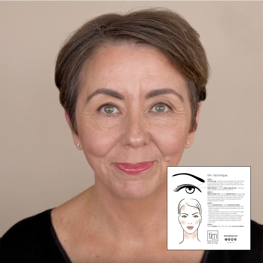 TIM™ Makeup Technique Face Chart and Video - TIM Makeup Company